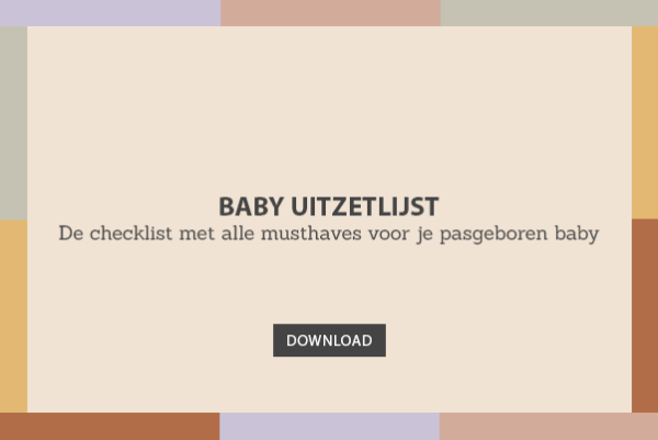 Baby uitzetlijst - De ultieme checklist - Baby Plus